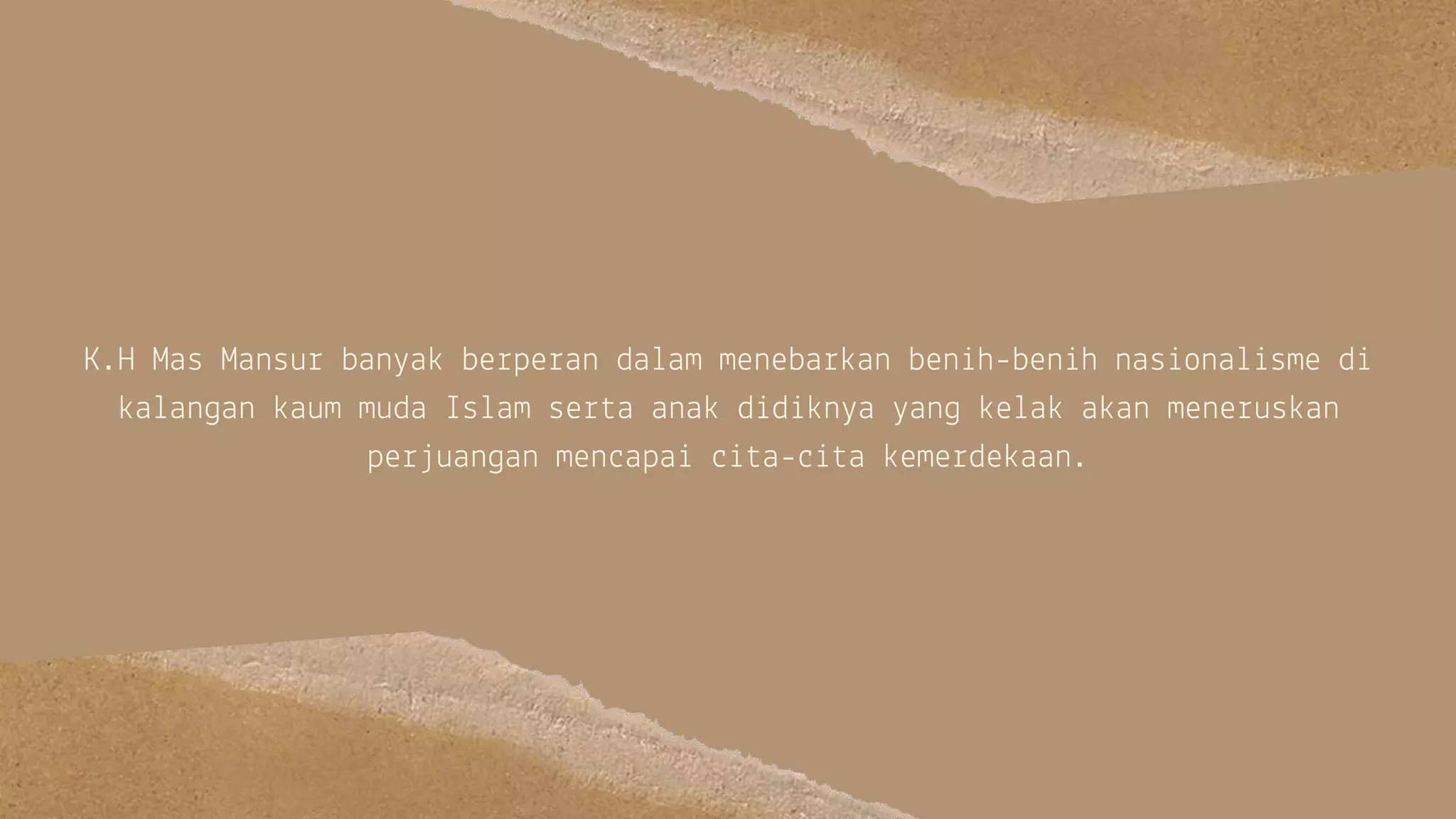 Biografi K.H Mas Mansyur | PPTX