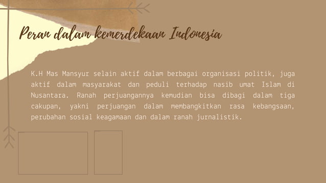 Biografi K.H Mas Mansyur | PPTX