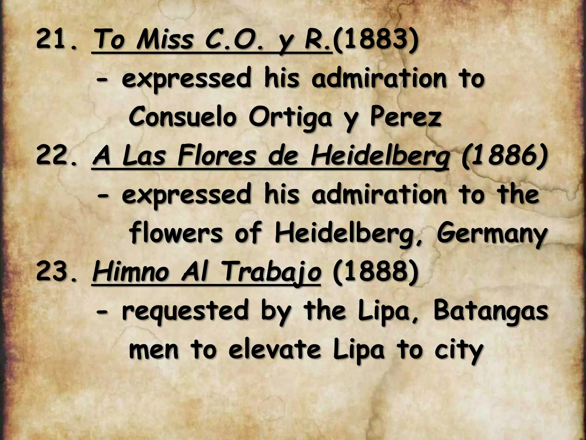 Rizal’s Writings | PPTX