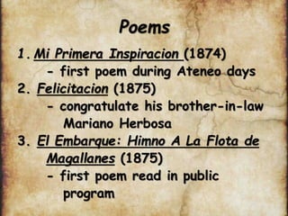 Rizal’s Writings | PPTX