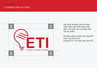 Thiết kế logo & nhận diện thương hiệu ETI - Học viện Kstudy | PDF