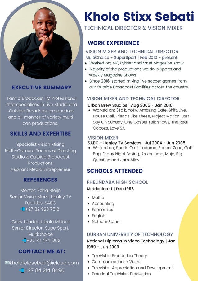 My name is Kholofelo Sebati A.K.A Stixx Manzanza. | PDF | Television ...