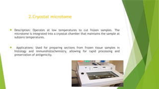 Clinical laboratory technology-Microtomes and mounting sections | PPT