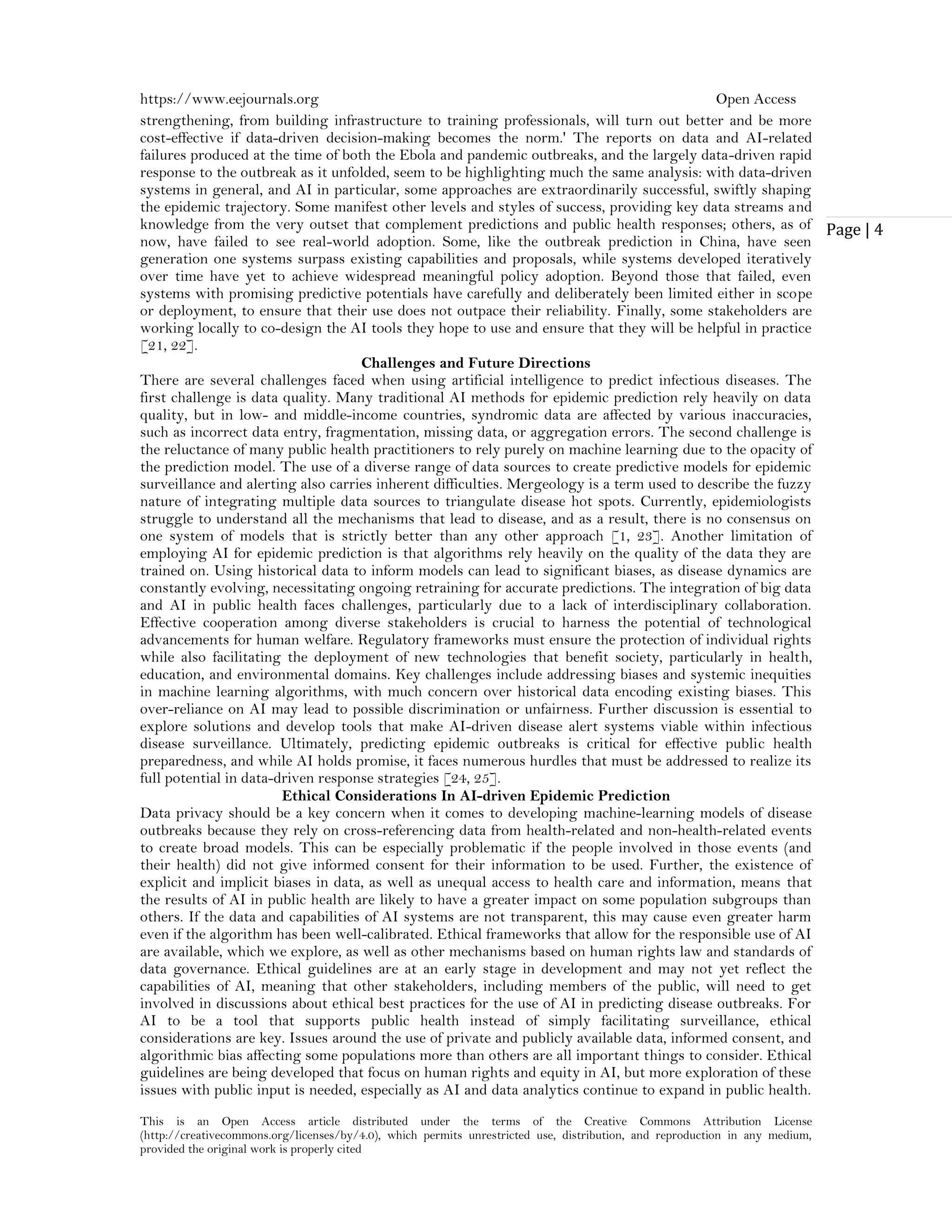 Artificial Intelligence in Predicting Epudemic Outbreaks (www.kiu.ac.ug) | PDF