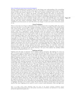 Cinematic Techniques: Shaping Viewer Perception and Emotion (www.kiu.ac ...
