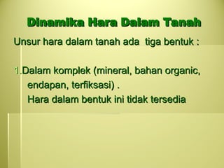 K. 1. Hara Tanaman.ppt kebutuhan unsur. | PPT