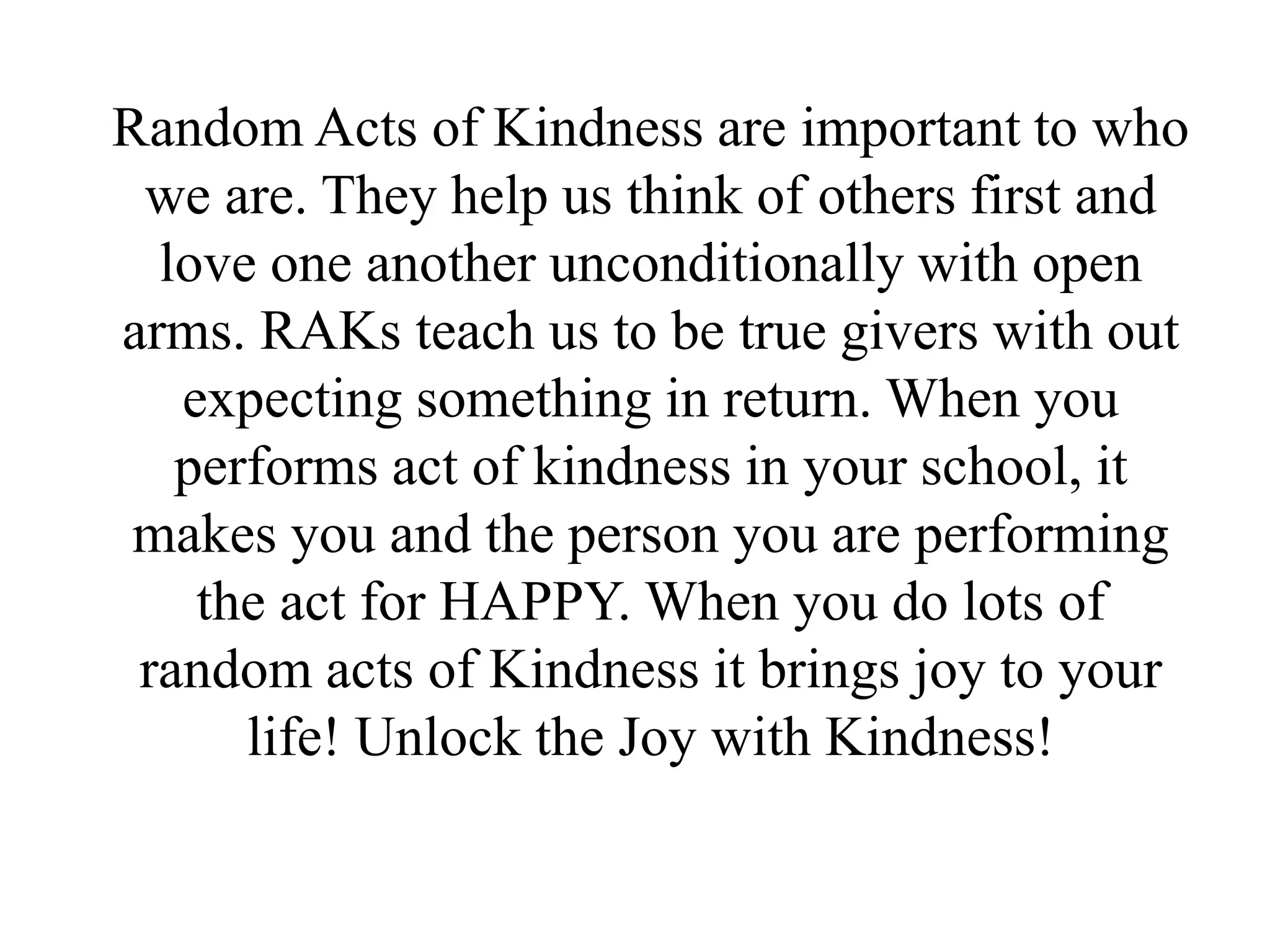 K 2nd intro to 5-day kindness challenge | PPTX