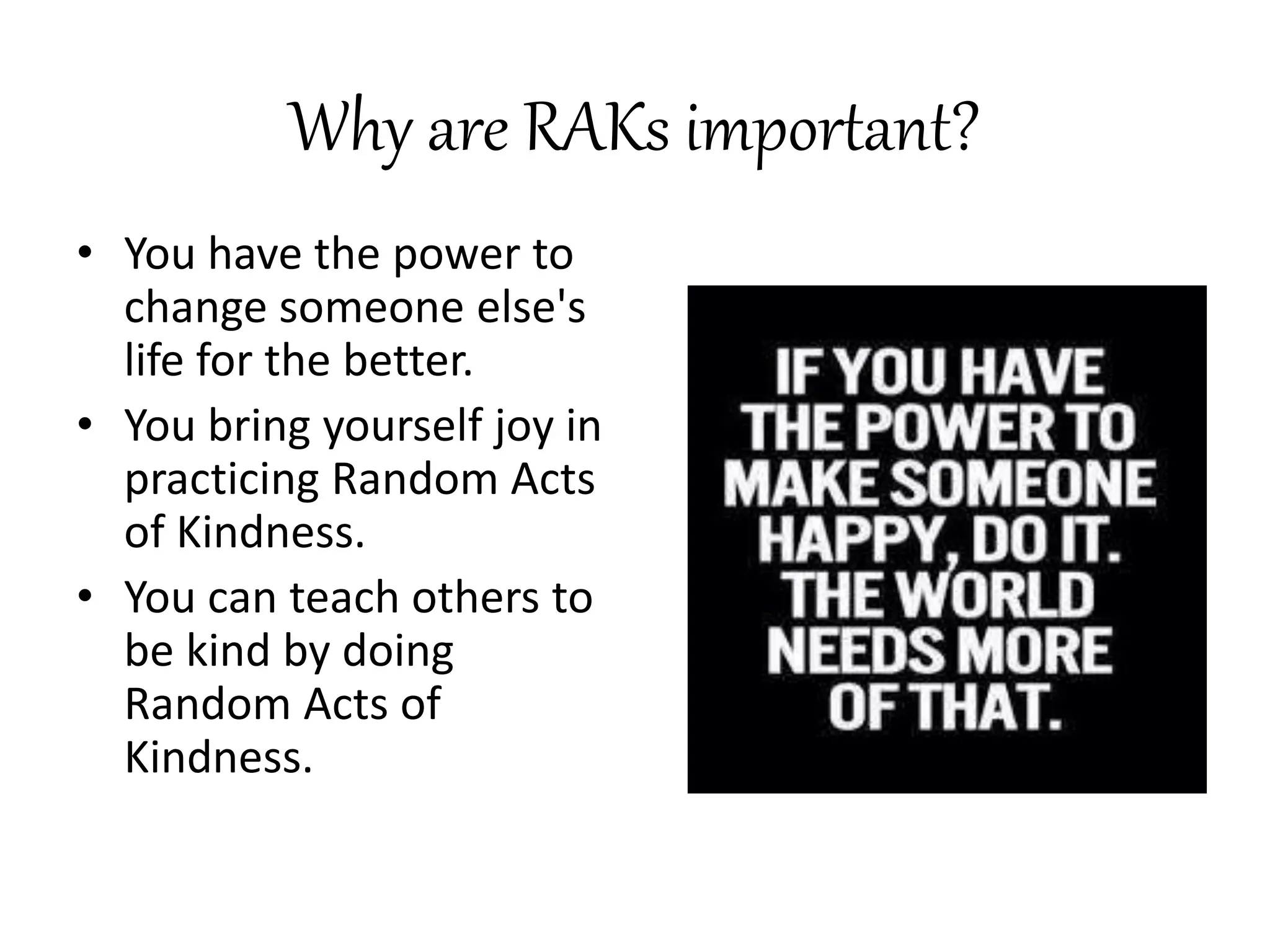 K 2nd intro to 5-day kindness challenge | PPTX