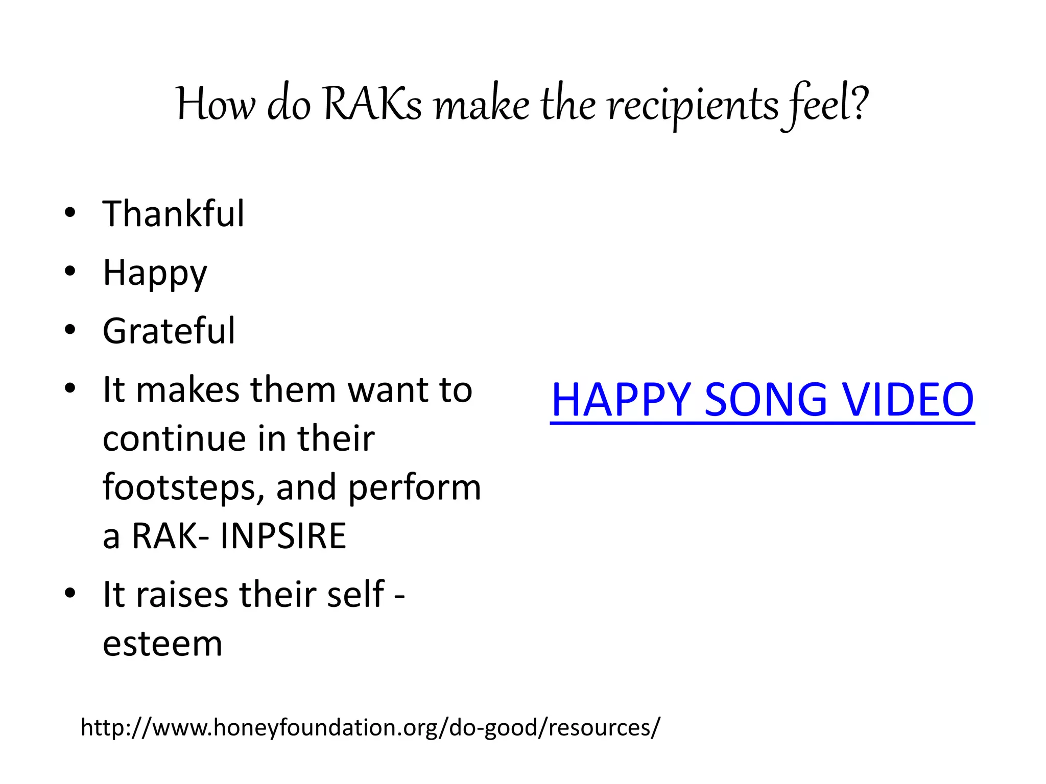 K 2nd intro to 5-day kindness challenge | PPTX