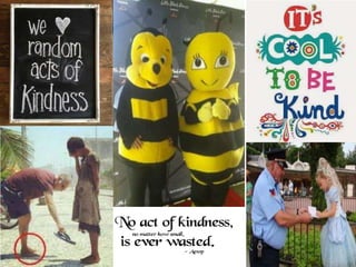 K 2nd intro to 5-day kindness challenge | PPTX