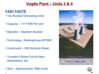 K.2 vogtle units 3 and 4 nuclear development early site construction ...