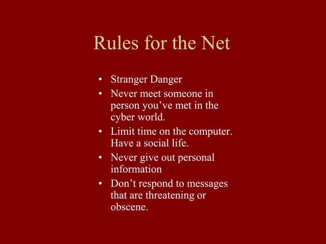 Internet_safety_for kids safety and proper use of internet | PPT