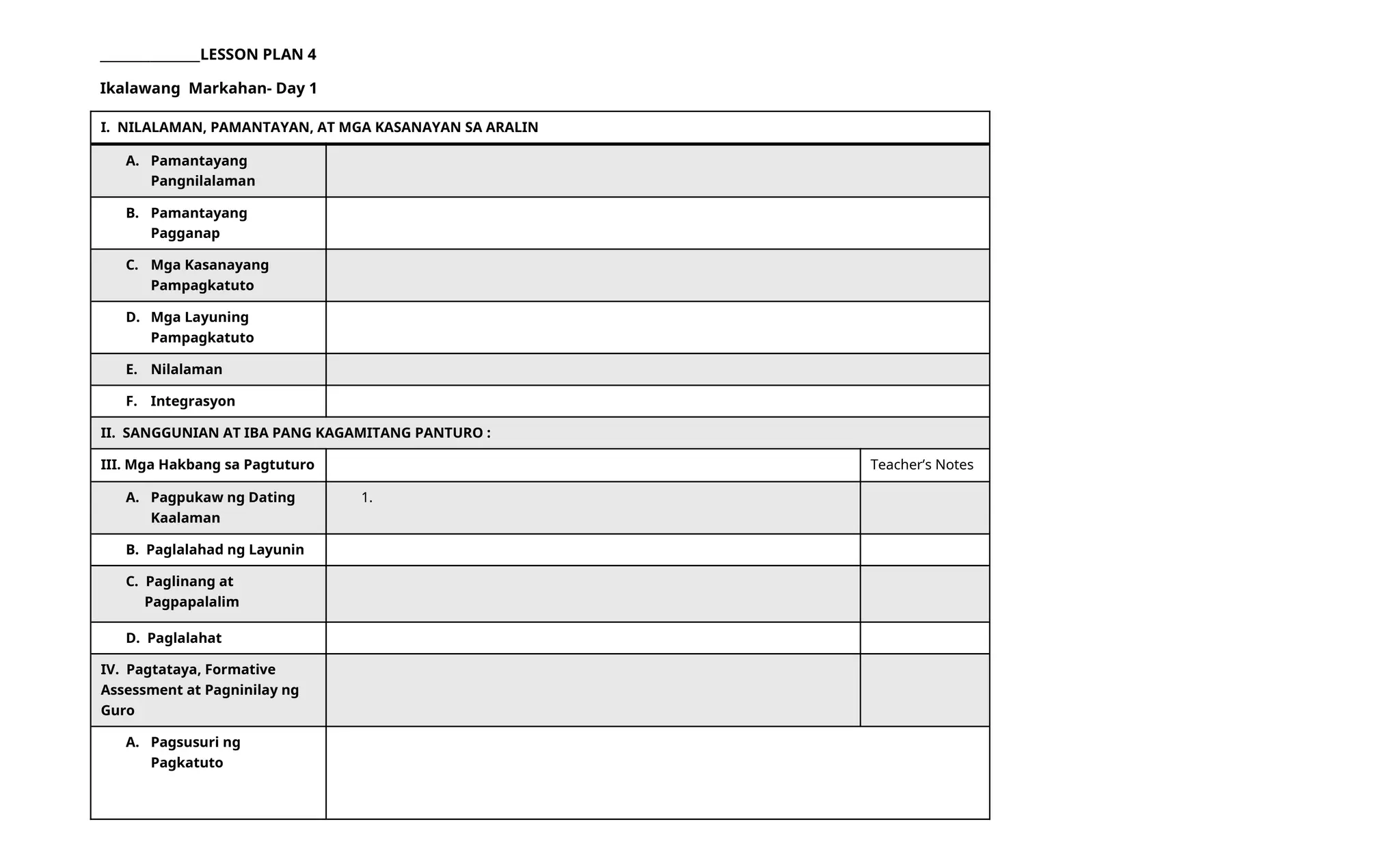 K-6 Lesson Plan Template (Filipino Translation).docx