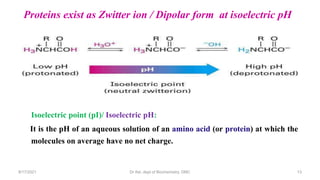 Chemistry of protein, part 2 (Aug'21) | PPT