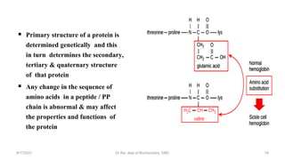 Chemistry of protein, part 2 (Aug'21) | PPT