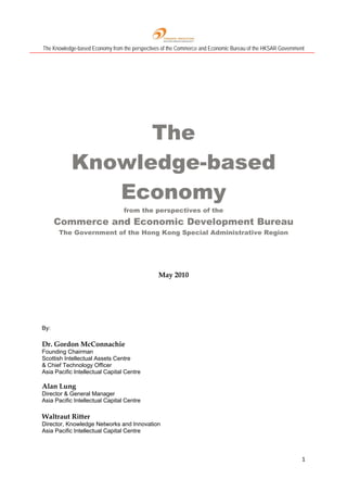 Knowledge-based Economy from Commerce and Economic Development Bureau's (CEDB) Perspective, May ...