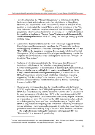 Knowledge-based Economy from Commerce and Economic Development Bureau's ...