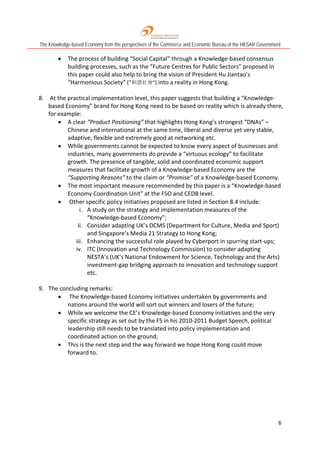 Knowledge-based Economy from Commerce and Economic Development Bureau's ...
