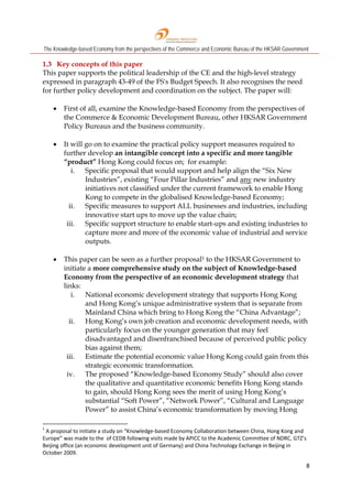 Knowledge-based Economy from Commerce and Economic Development Bureau's ...