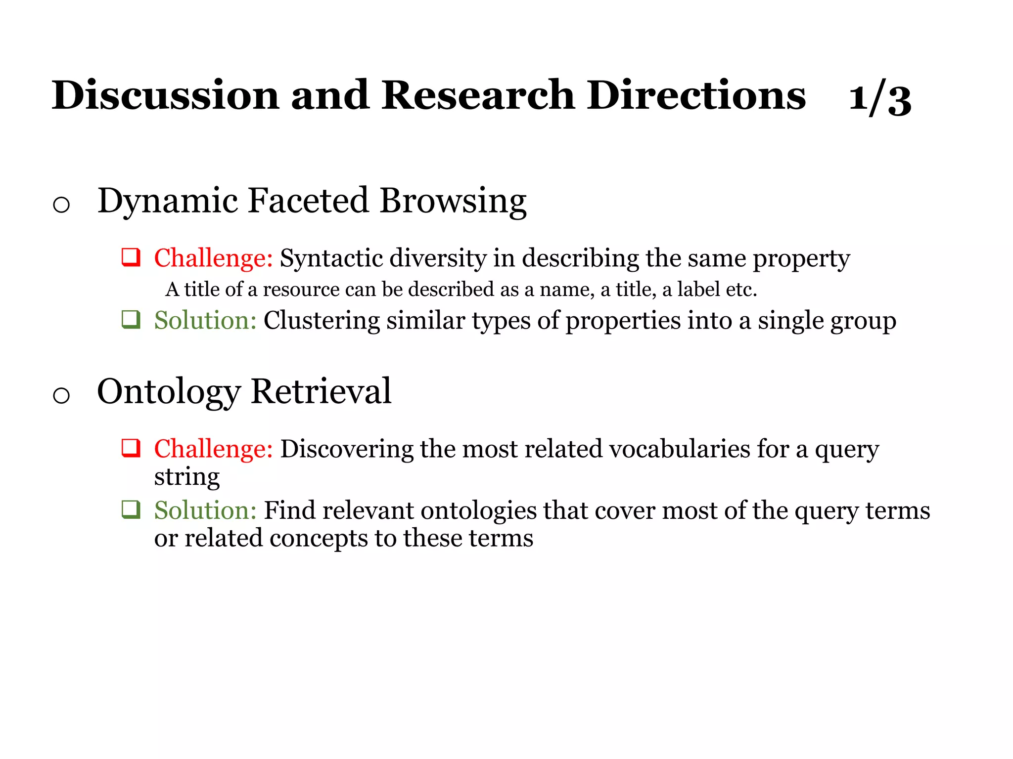 A Taxonomy of Semantic Web data Retrieval Techniques | PPT