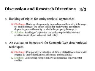 A Taxonomy of Semantic Web data Retrieval Techniques | PPT