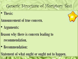 Hortatory Exposition | PPT