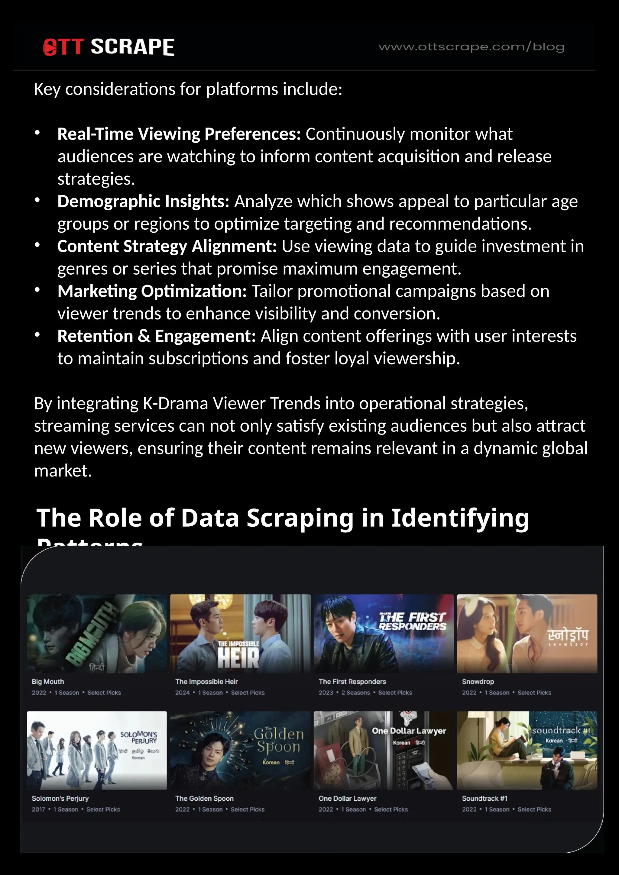 K-Drama Data Scraping For Unlocking Korean Viewer Trends.pptx
