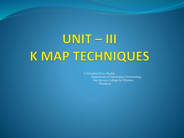 DCF - K map | PPT
