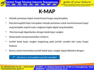 Teori tentang Peta K-Map Matematika diskrit | PPT