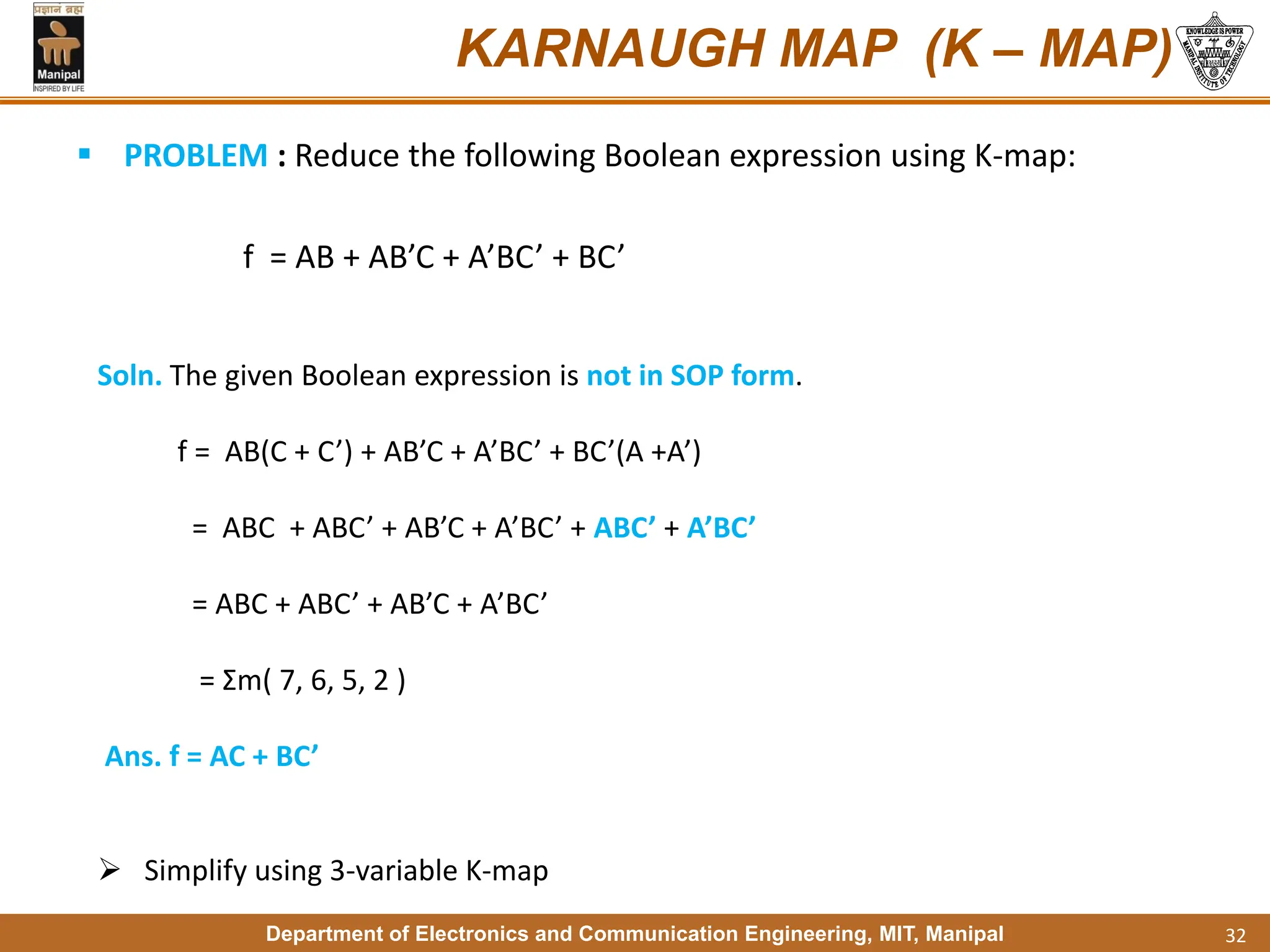 K Map Logic Gatespdf Ppt