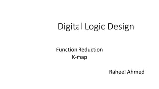 K-map Digital Logic Design DLD Theory l | PPT