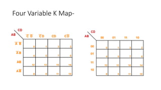 K-map Digital Logic Design DLD Theory l | PDF