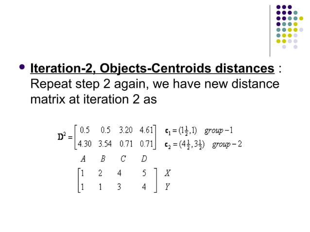 K Mean Clustering Algorithm Ppt Physics Science