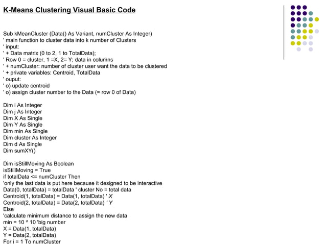 K Mean Clustering Algorithm Ppt 5606