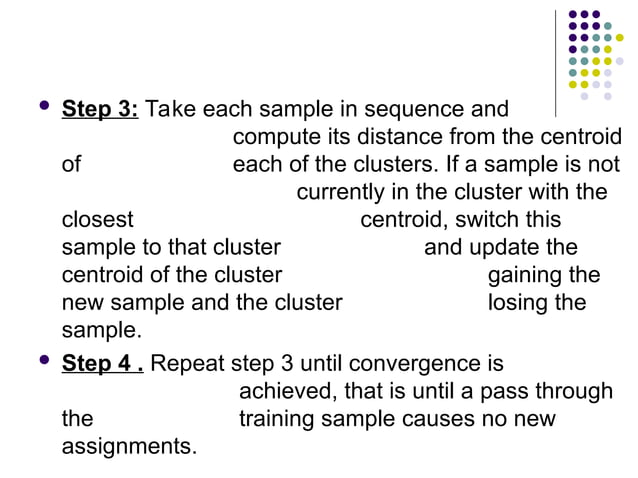 k-mean-clustering for data classification | PPT