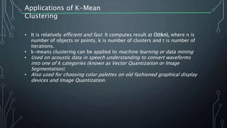 K means clustering | PPT