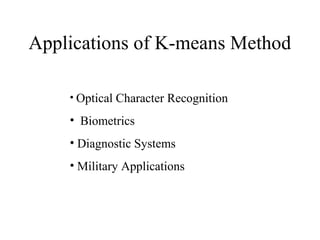 K means Clustering Algorithm | PPT