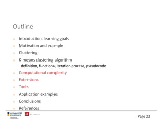 K-means Clustering | PPTX