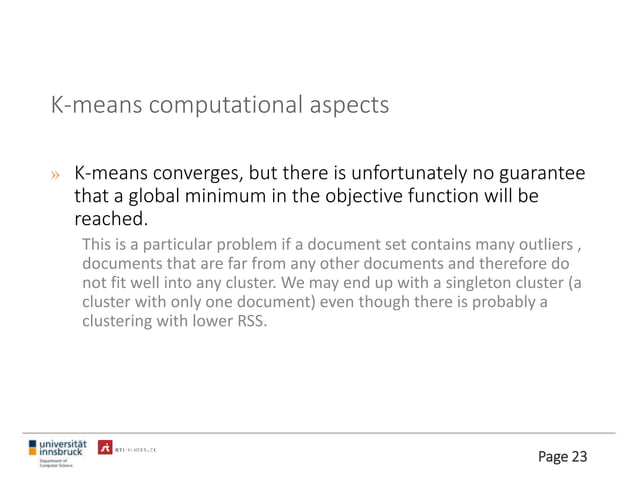 K-means Clustering | PPTX | Computing | Technology & Computing