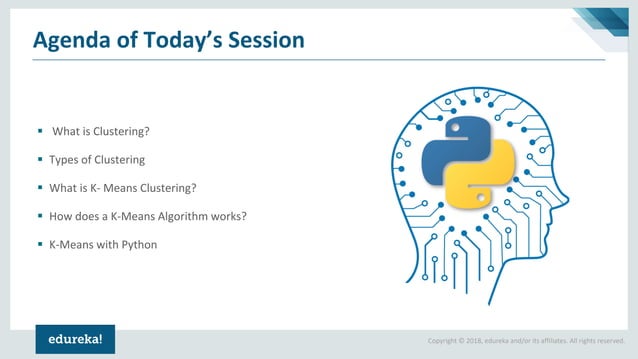 K Means Clustering Algorithm | K Means Example in Python | Machine ...