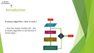 K means clustering | PPTX