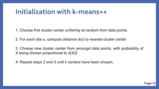 K means clustering | K Means ++ | PPTX | Computing | Technology & Computing