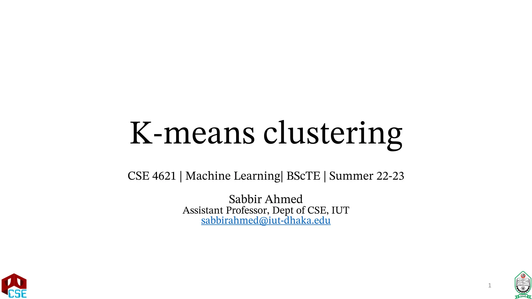 k-means clustering Machine Learning.pdf | Physics | Science