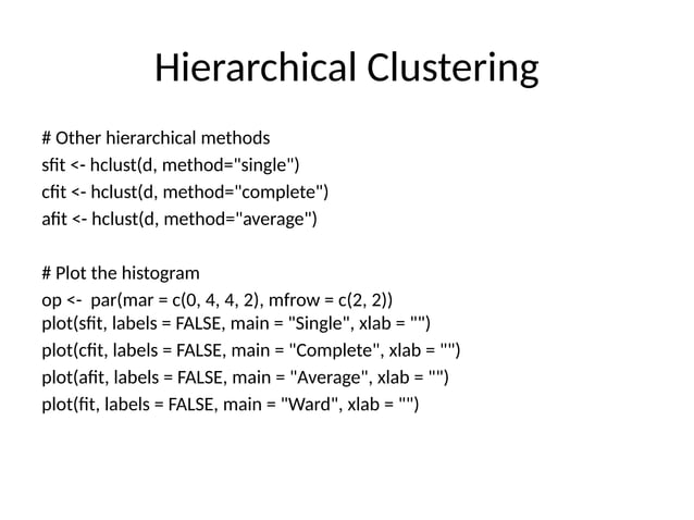 K-means Clustering for classification problem | PPTX