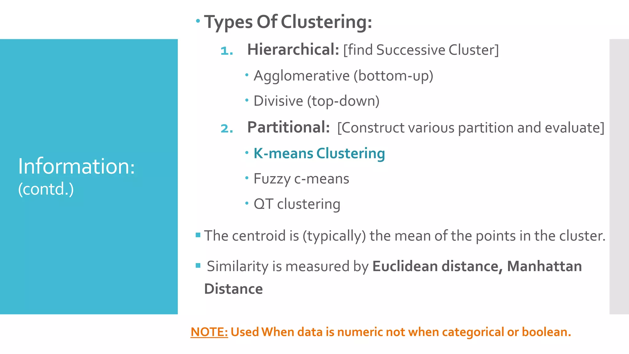 K Means Clustering Algorithm Ppt