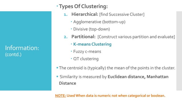 K-means clustering algorithm | PPTX | Computing | Technology & Computing
