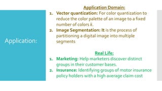K-means clustering algorithm | PPTX