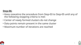 k-means clustering ML Machine learning.pptx