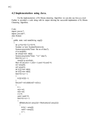 K means report | DOCX