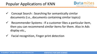 K Nearest Neighbor V1.0 Supervised Machine Learning Algorithm | PPT